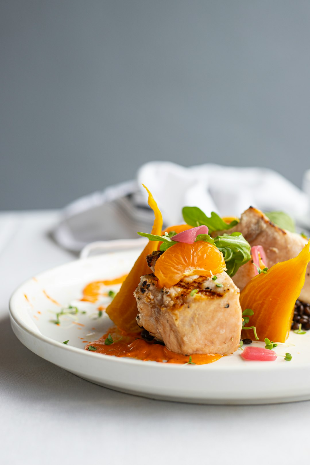 Geschmortes Fleisch mit Orangen-Kürbis-Sauce - KITCHEN MATADOR